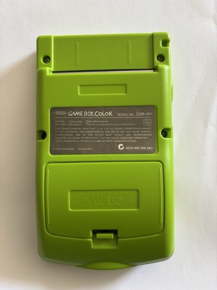 Gameboy Color Green Kewi, New Shell and Backlight Screen. GAME NOT INCLUDED | eBay