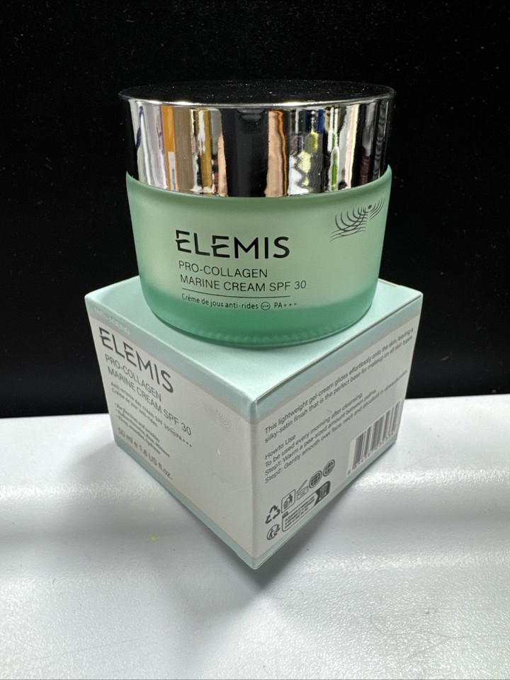*(Authentic) Elemis Pro-Collagen Marine Face Cream SPF 30, 1.6 oz ...