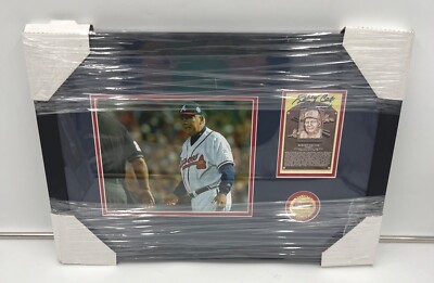 Bobby Cox Autographed Atlanta Braves Framed Hall Of Fame Plaque Card ...