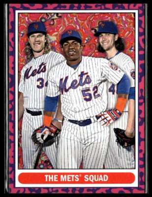 2016 Topps Throwback Thursday #TBT 83 New York Mets Cespedes deGrom ...