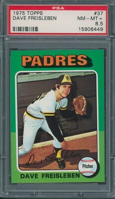 1975 Topps #37 Dave Freisleben PSA NM-MT+ 8.5 *6449 | eBay