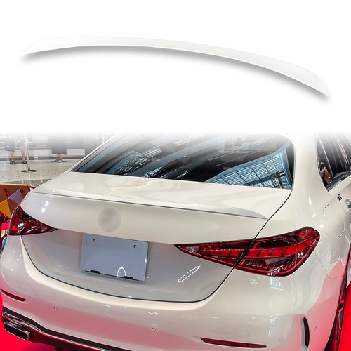 Painted ABS Rear Trunk Spoiler For Mercedes Benz W206 Sedan Polar White ...
