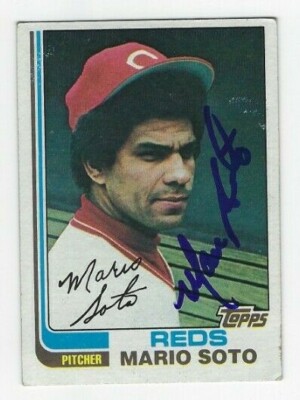Mario Soto Autographed 1982 Topps Signed Baseball Card #63 Reds | eBay