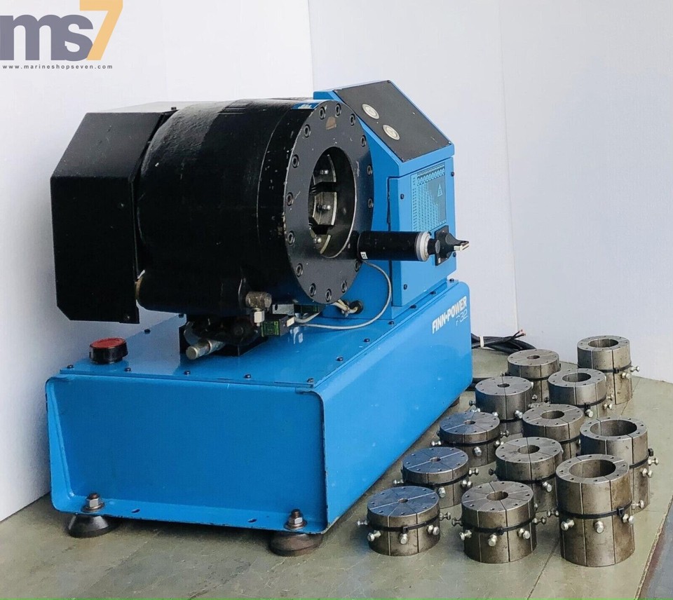 FINN POWER P32 MS20 HYDRAULIC HOSE CRIMPER/ CRIMPING MACHINE 3X400V W ...