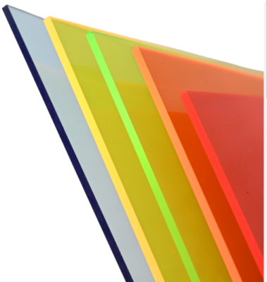 Fluorescent Acrylic Plexiglass Sheet Neon Sign Transparent Sheets ...