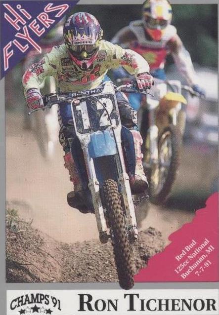 1991 Champs Hi Flyers AMA Motocross - Ron Tichenor #125 for sale online ...