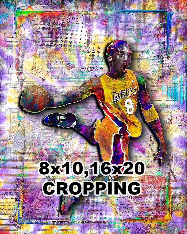 KOBE BRYANT LAKERS 24x36in Poster, Los Angeles Lakers Pop Print Free ...