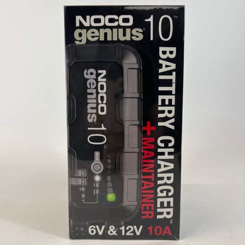 New NOCO Genius 10 Car Jump Start & Battery Maintainer Jump Starter | eBay