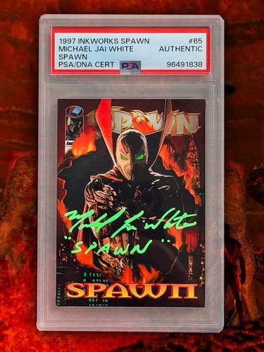 Mcfarlane SPAWN Movie SIGNED Promo Card By Michael Jai White PSA W ...