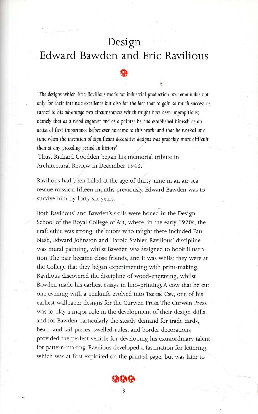 Webb, Brian & Skipwith, Peyton DESIGN: EDWARD BAWDEN, ERIC RAVILIOS ...