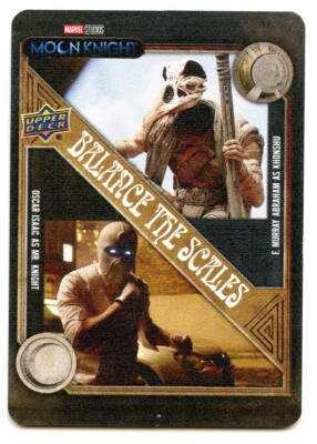 2023 UD Moon Knight Balance the Scales Metal SP BSSP-5 Khonshu / Mr ...