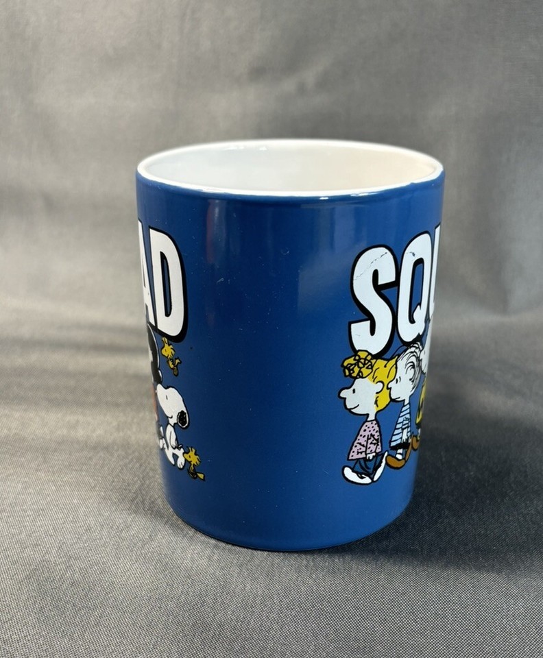 Peanuts SQUAD 12 Ounce Ceramic Coffee Mug Snoopy Lucy Charlie Brown ...
