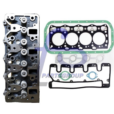 Complete Cylinder Head W Full Gasket Kit For Isuzu 4LE1 Hitachi EX50U ...