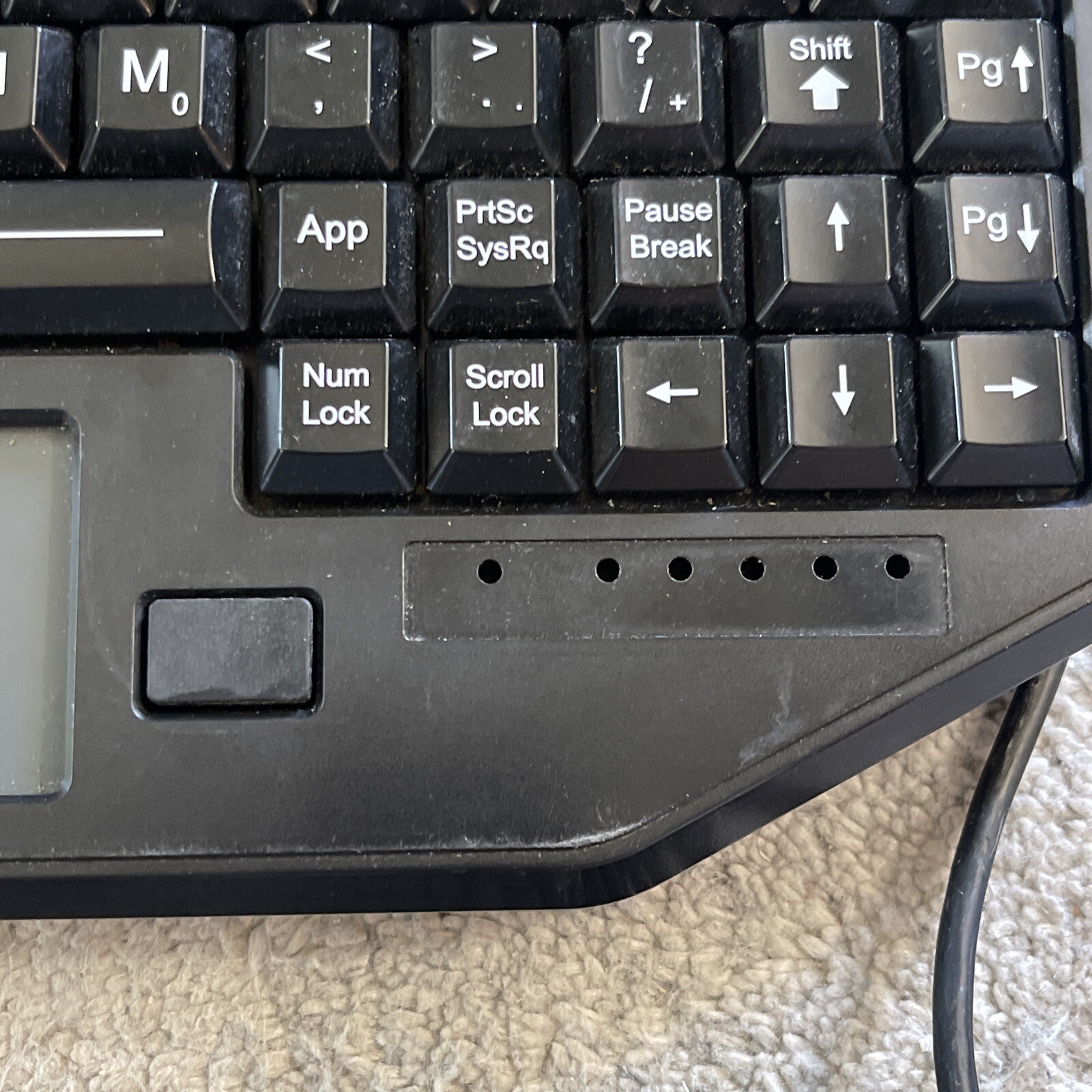 iKey IK-88-TP-USB Police Car Emergency Mount Backlit Red USB Keyboard ...