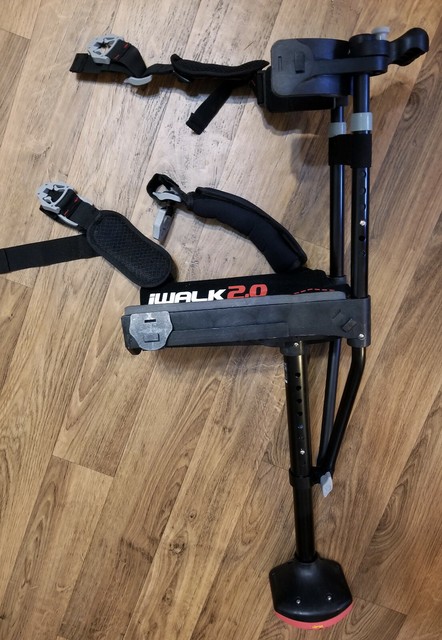 iWALKFree 2.0 Hands Free Crutch - Black for sale online | eBay