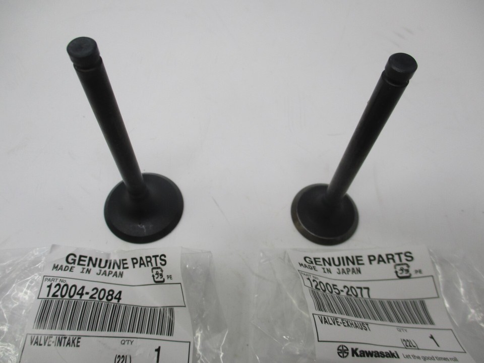 Genuine Kawasaki 12004-2084 Intake 12005-2077 Exhaust Valves FC290V ...