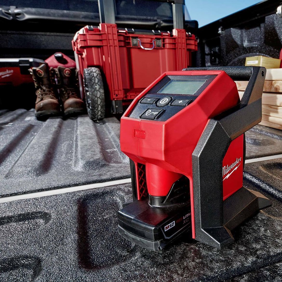 Milwaukee 2475-21XC M12 12V 4.0Ah Cordless Compact Inflator Kit | eBay
