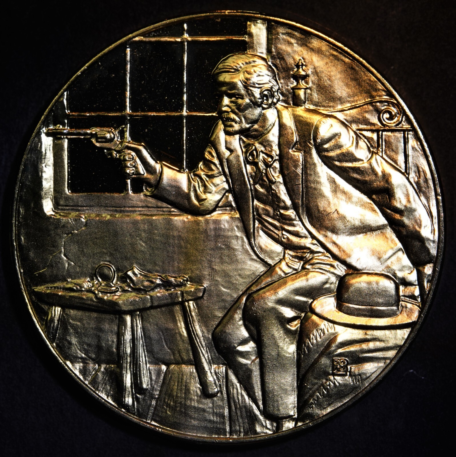 Fort Sumner New Mexico GUNFIGHT quick draw WILD WEST 925 Silver bar ...