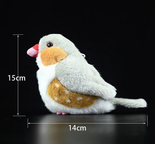 Zebra Finch Pearl Bird 6" Stuffed Animal Plush Toys Toddler Doll Kids ...