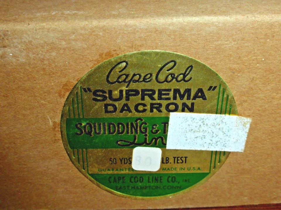 12 CAPE COD LINE SUPREMA DACRON SQUIDDING TROLLING FISHING LINES 50 ...