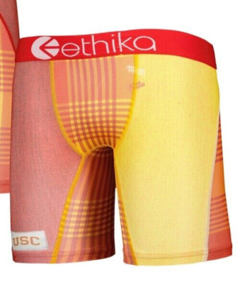 ETHIKA STAPLE USC TROJANS BOXER BRIEF Men's Underwear Blue Small (28-30 ...