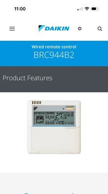 BRC944B2 Daikin Remote Control | eBay