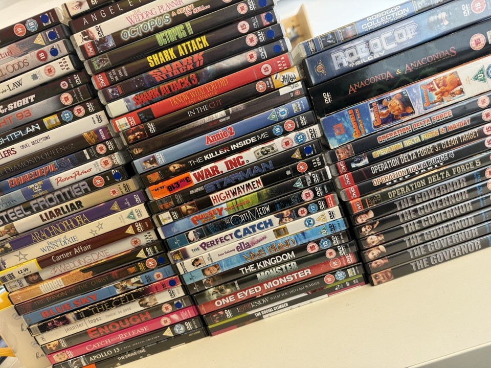 67 x DVDs Bundle - Joblot - Various Titles, No scratches or marks on ...