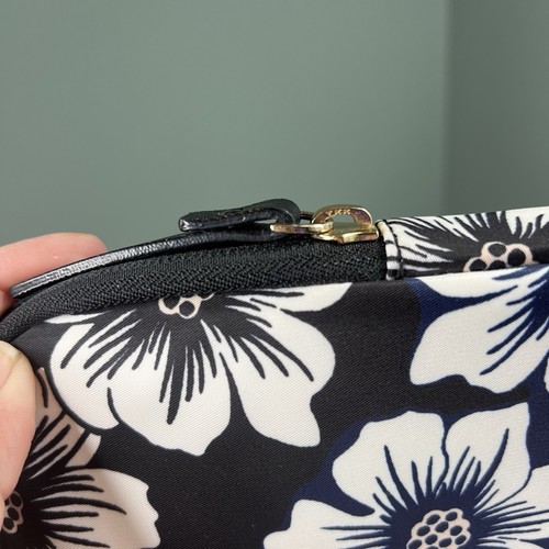 KATE SPADE New York Laptop Sleeve Floral Black 13.5"x10"x1" Padded ...