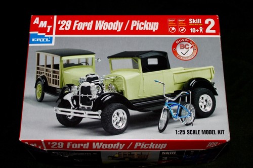 AMT / ERTL 31220-1HD ’29 Ford Woody / Pickup 1:25 Scale Model Kit New ...