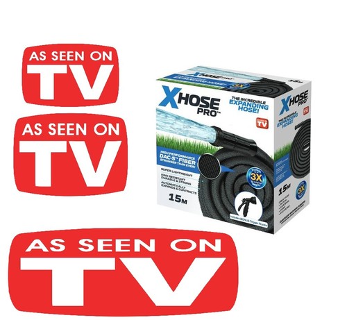 X-Hose Pro AS SEEN ON TV Unbreakable Expanding Hose 15M-with Free ...