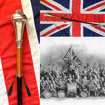 Amazing Abertillery & District Boys Brigade Drum Major Marching Mace (d ...