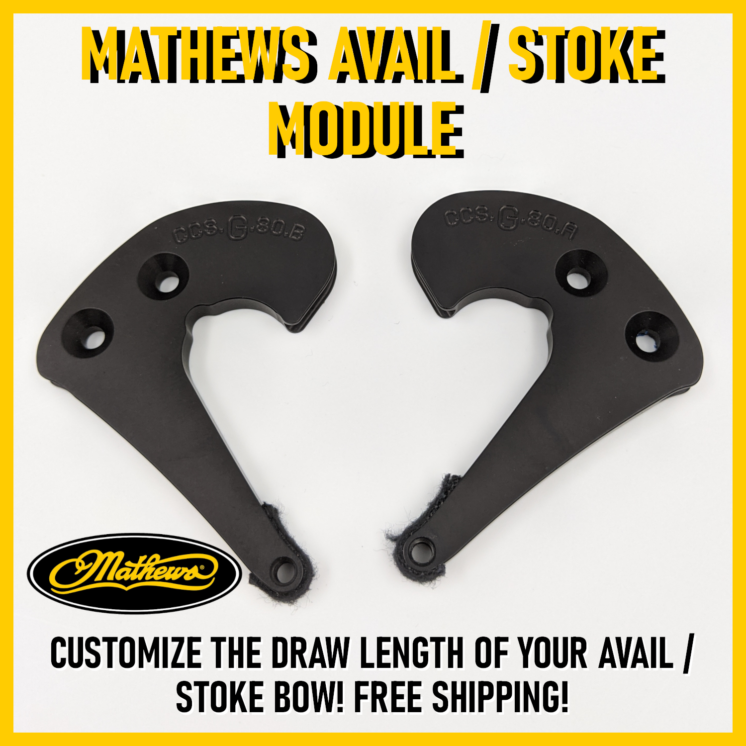 PAIR of Mathews Avail or Stoke or Prima Modules - Speed Mods (CCS) - 80 ...