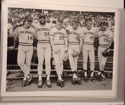 Pete Rose Cincinnati Reds Team Members Portrait Baseball Players 8x10 ...