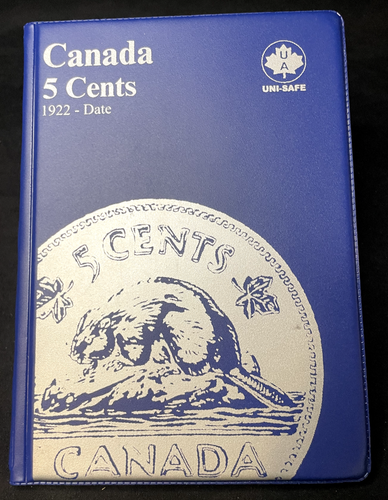 Uni-safe coin album. Canada 5 cents 1922-date LOT#0017 | eBay
