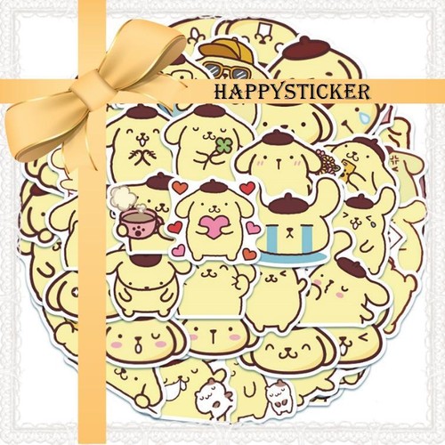 50pcs Pom Pom Purin 1 Cute Cartoon Vinyl Decal Stickers Notebook Laptop ...