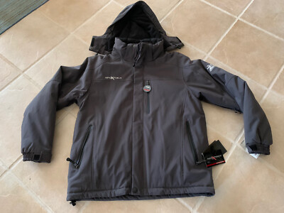 ZeroXposur Men’s Sz M Dk Gray Insulated Waterproof Jacket w/Removable ...