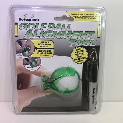 Golf Ball Alignment Tool by Softspike - Putter Squareness Line NEW | eBay