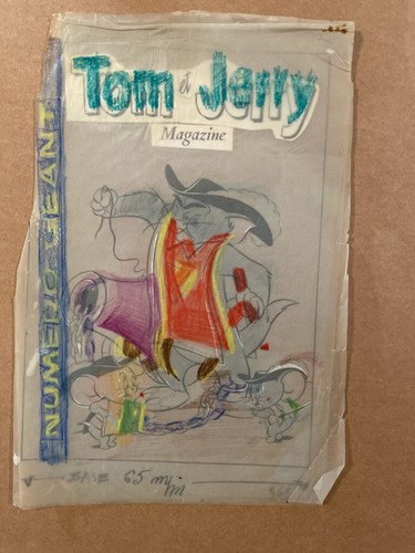 Tom et Jerry - Original de couverture sur calque | eBay