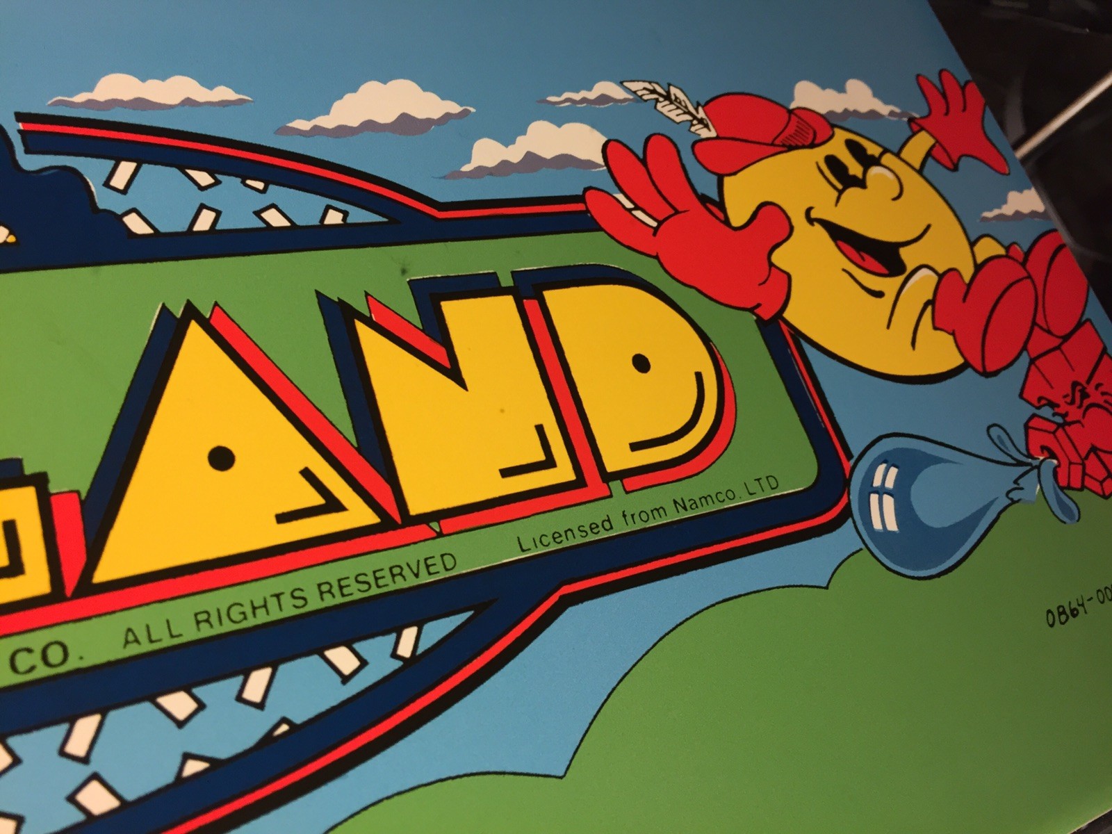 Pac-Land (Pac Land, Pacland) Arcade Marquee 23" x 9" | eBay