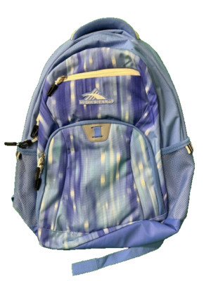 High Sierra Backpack Padded LAP TOP POUCH 4 ZIPPER 2MESH SIDE POCKET ...