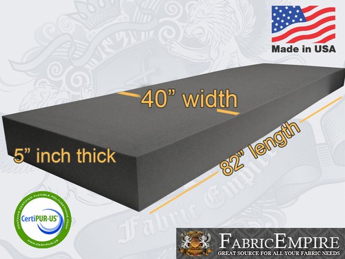40"x82" Firm Rubber Foam Sheet Premium Seats Cushion Upholstery USA ...