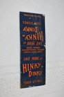 Hinky Dinky Food Stores Advertising 20 Strike Matchbook Cover | eBay