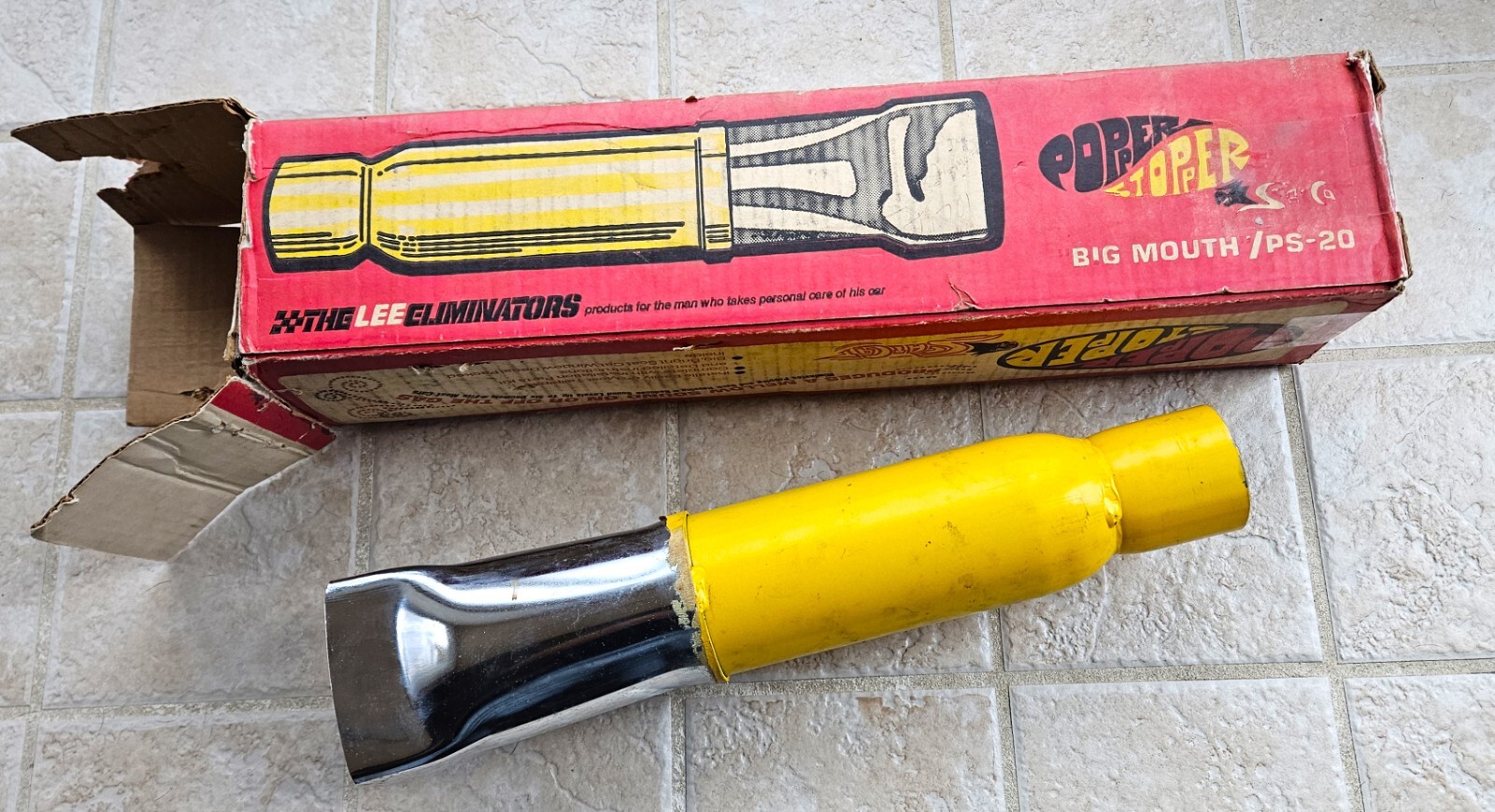 NOS 1971 vintage Lee Eliminators Popper Stoppers Bigmouth muffler ...