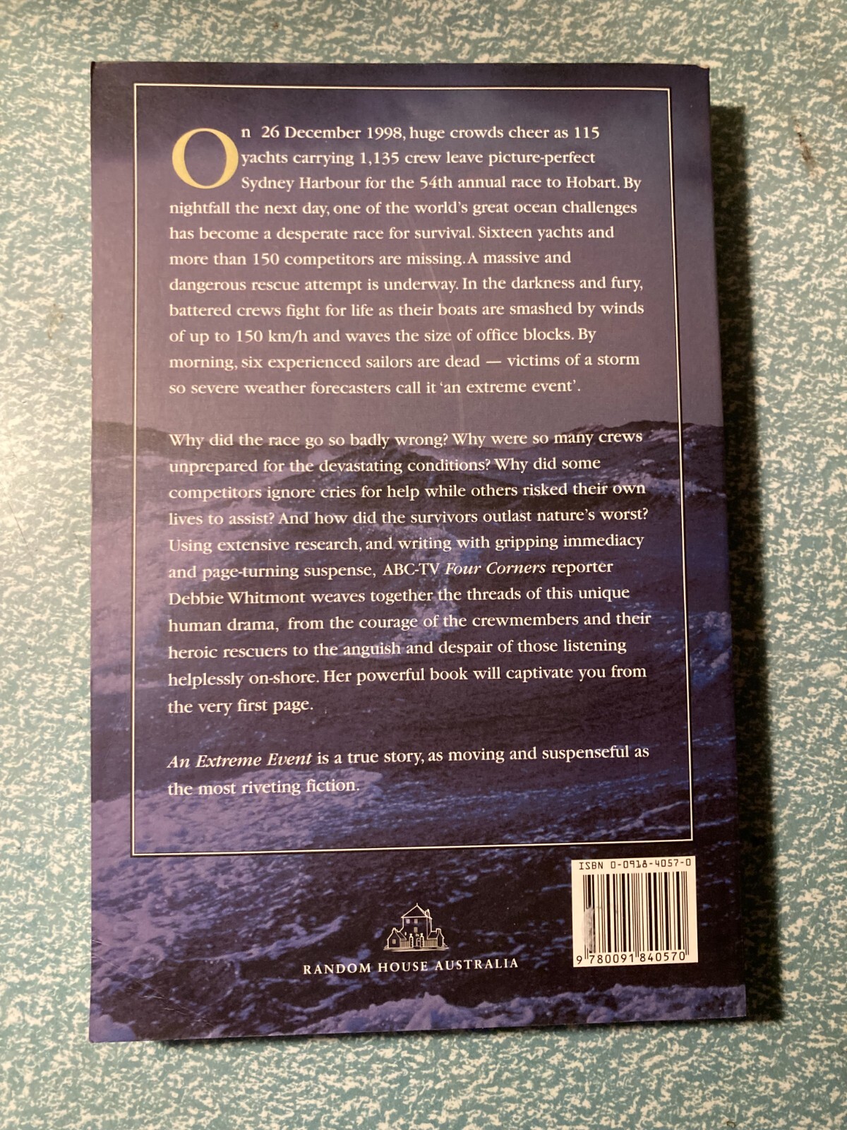 An Extreme Event by Debbie Whitmont (Paperback, 1999) 9780091840570 | eBay