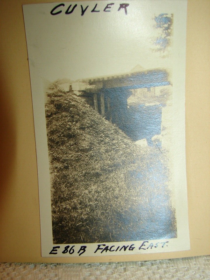 LVRR - Along the LVRR Line - Cuyler, N Y Bridge E86B Facing East, Sept ...
