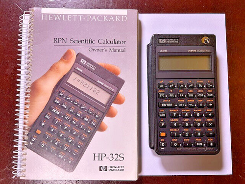 Hewlett Packard HP 32S RPN Scientific Calculator 50th Anniversary Ed w ...