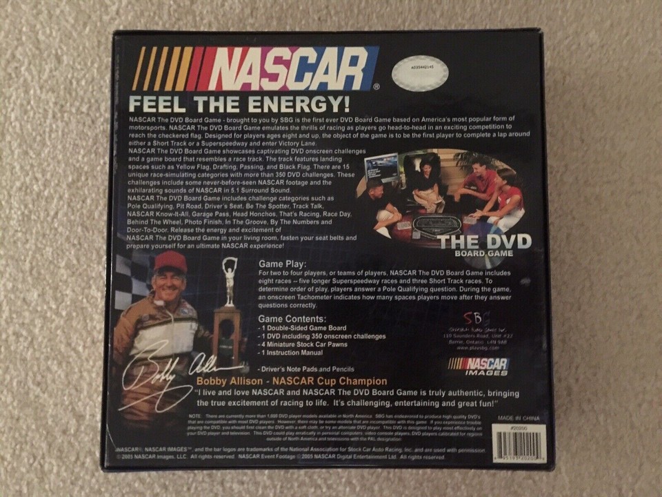 NASCAR The DVD Board Game 2005 | eBay