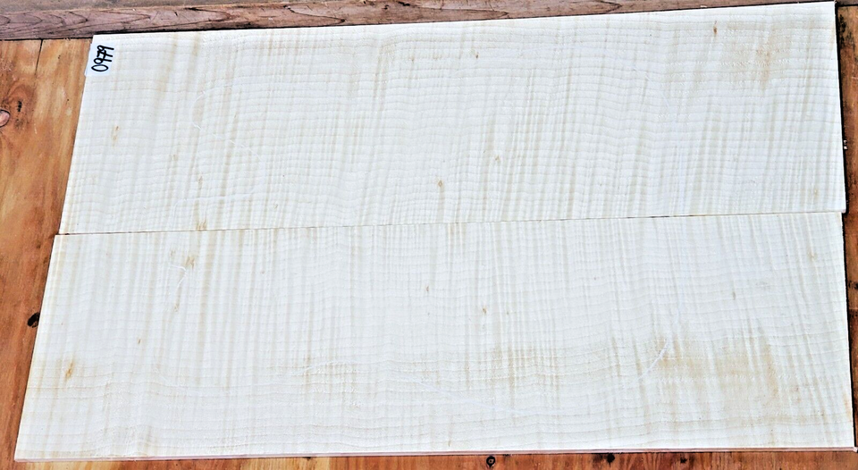 Flame Figured Maple Wood 0979 Luthier Guitar Top Set 24x 15x .25 | eBay