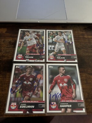 New York Red Bulls 2023 TOPPS partially signed TEAM SET all cards ...