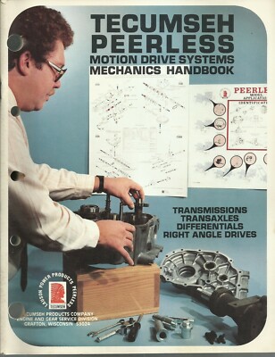 Tecumseh Peerless 1983 Motion Drive Systems Mechanics Handbook Form No ...